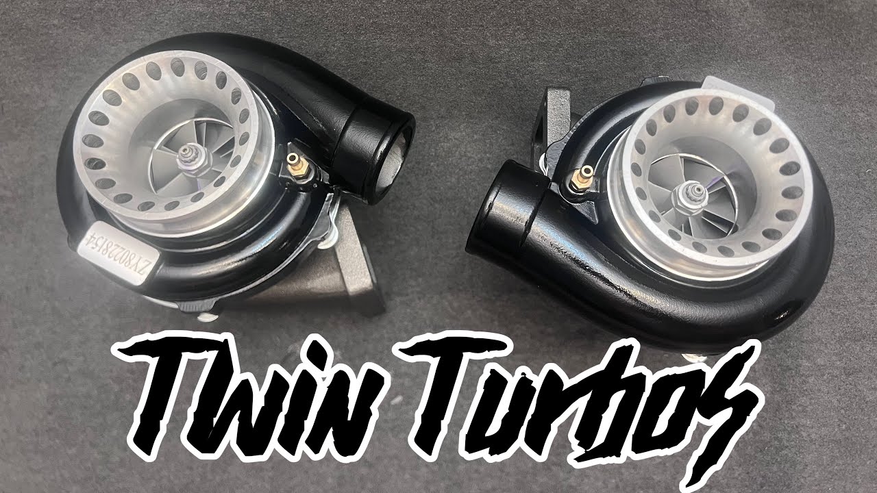 Twin turbos for the 1981 Malibu - YouTube