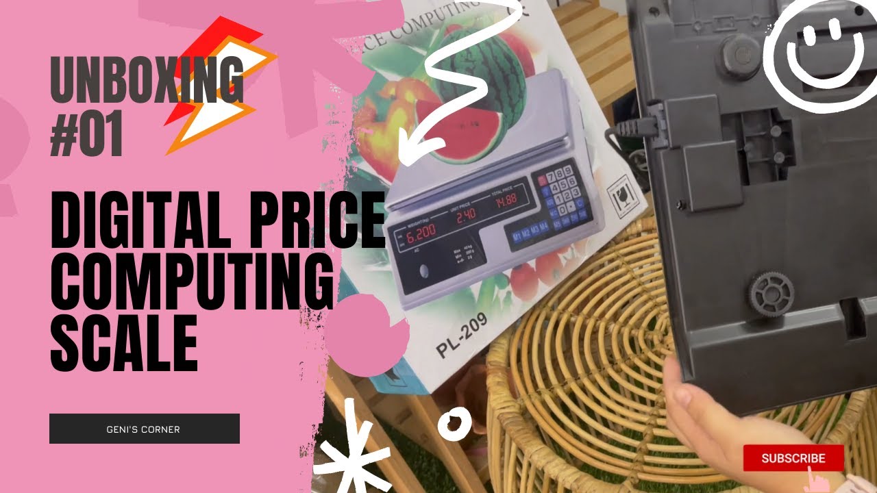 Digital Price Computing Scale Unboxing - YouTube