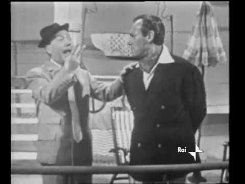 Erminio Macario e Giulio Marchetti nello sketch comico "Calembours ...