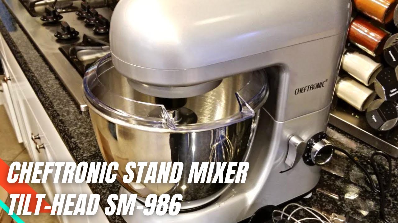 CHEFTRONIC Stand Mixer Tilt-Head SM-986 Unbox & Test | 6 Speed Kitchen ...