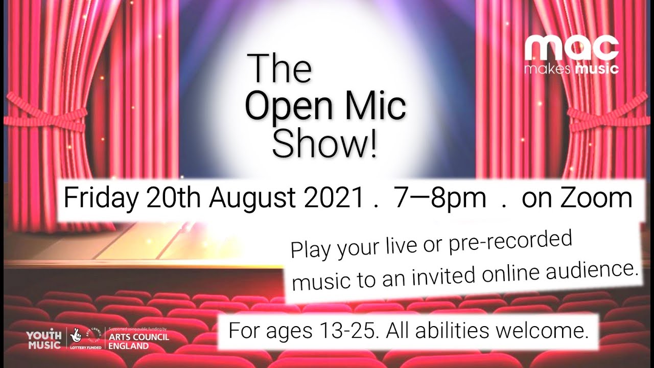 The Open Mic Show: August - YouTube