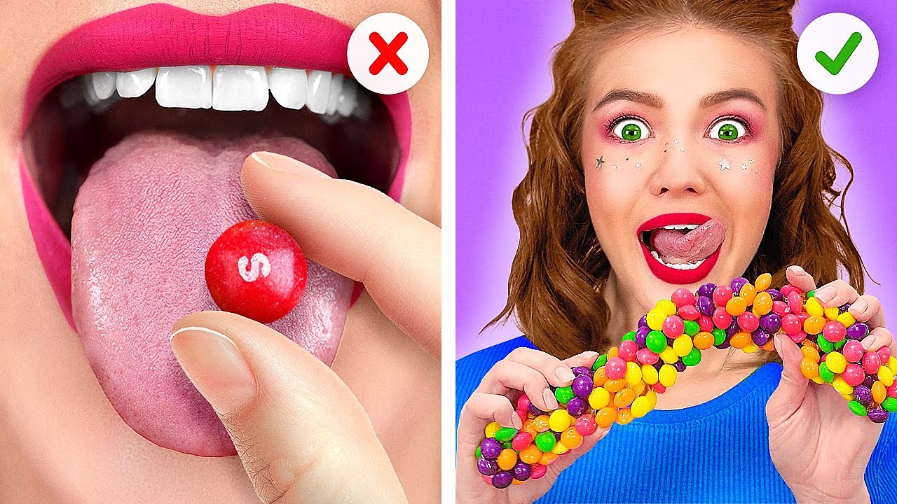TASTE THE RAINBOW || Awesome Candy Hacks And Tricks By 123 GO Like ...