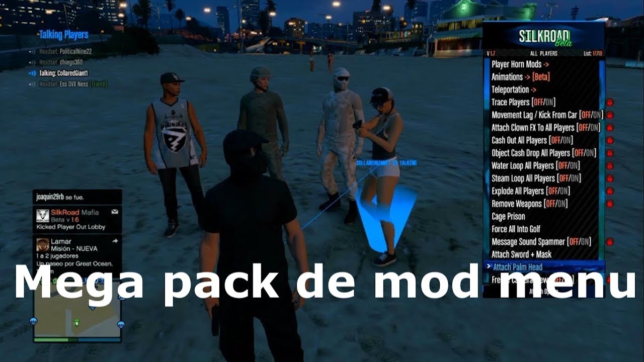 mega pack de 32 mod menu para... - YouTube