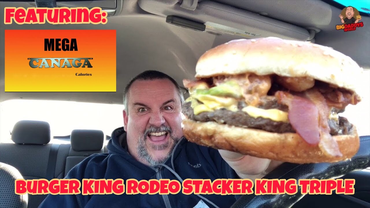 Burger King Rodeo Stacker King Triple - YouTube