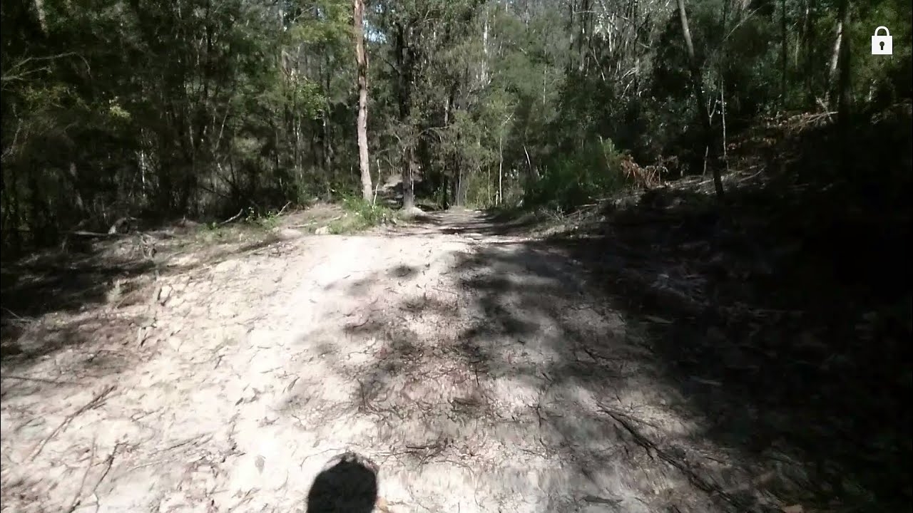 Leisurely ride on the TTR 250. Just north of Cowwarr Weir, Victoria ...
