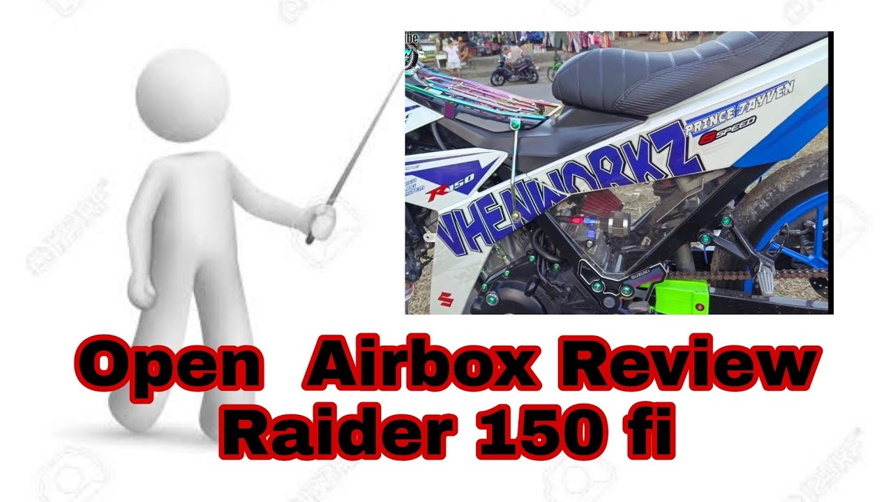 Open Airbox review for Raider 150 fi - YouTube