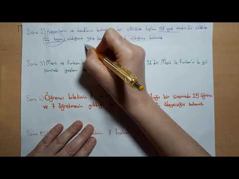 6. Sınıf Doğal Sayı Problemleri