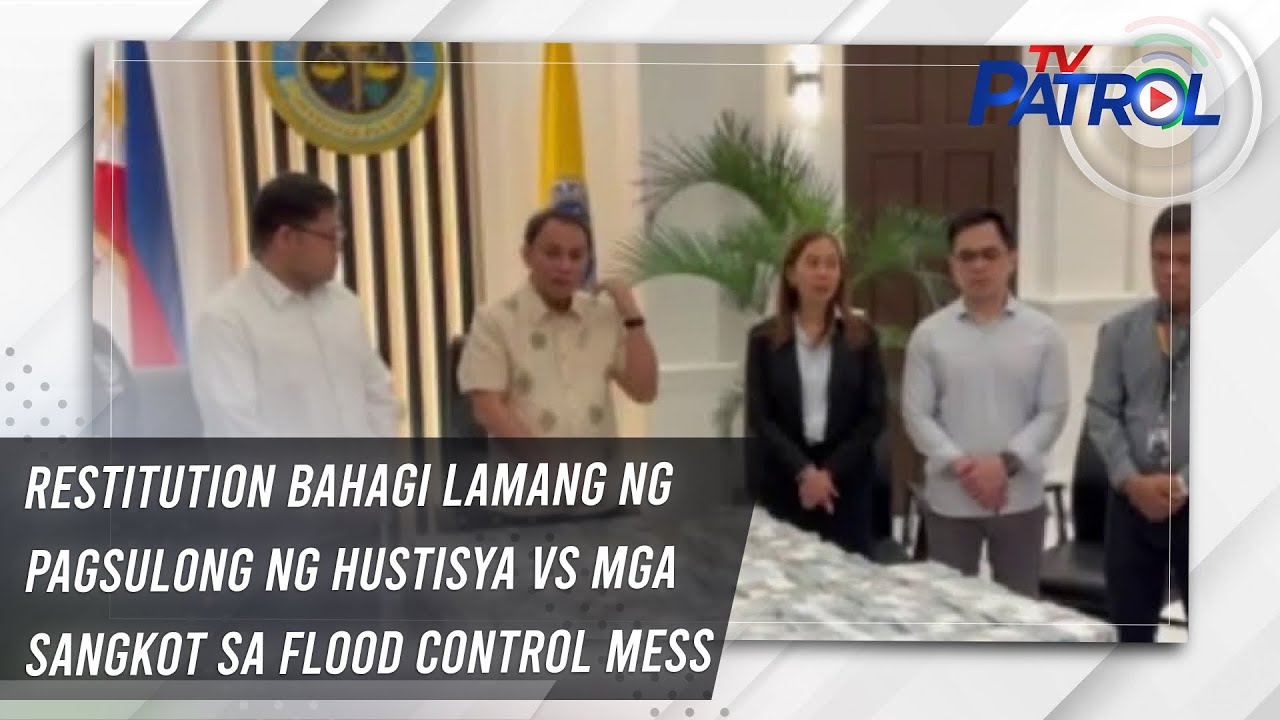Restitution bahagi lamang ng pagsulong ng hustisya vs mga sangkot sa ...