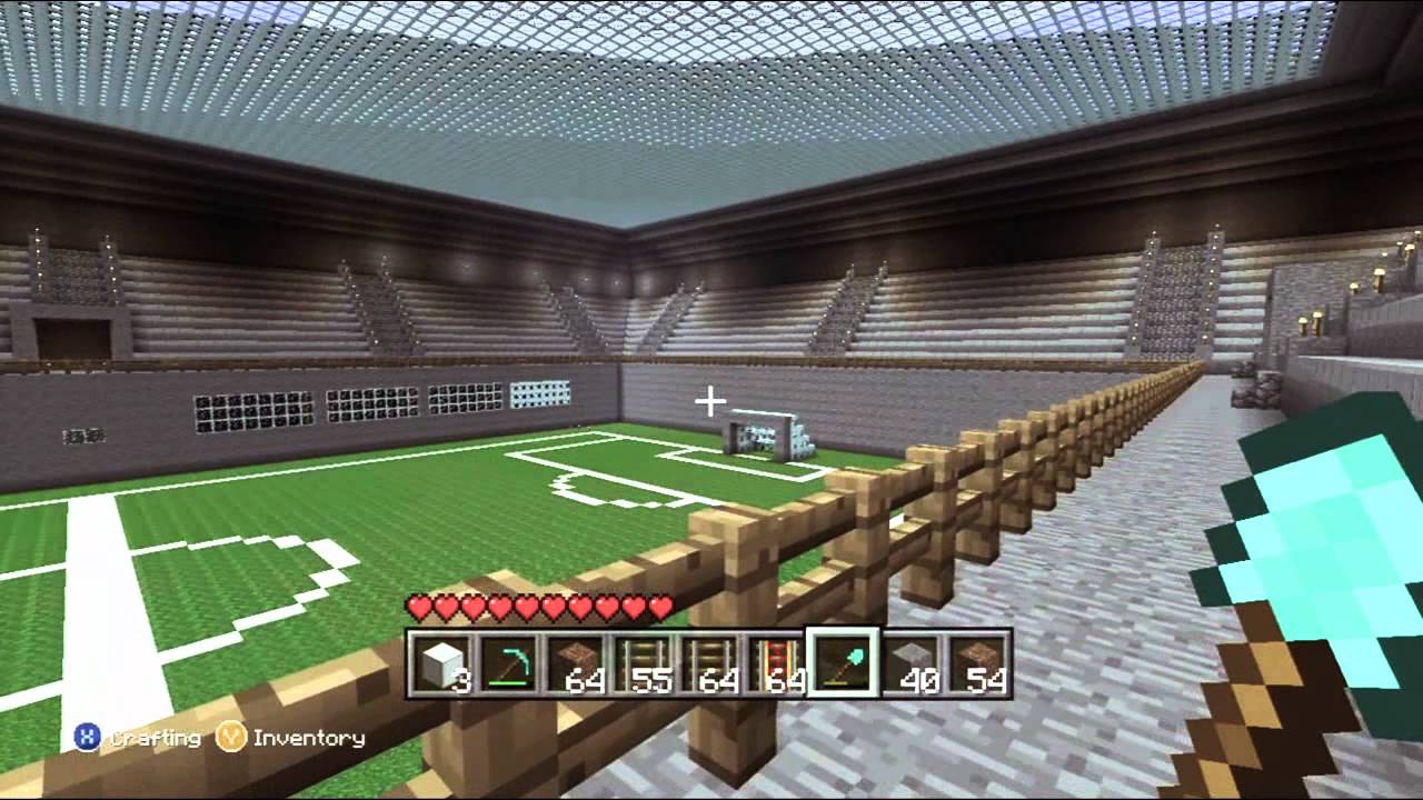 ★Minecraft★ - Mega Build - Soccer Stadium - Xbox 360 - YouTube