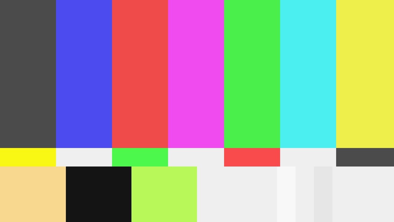 Color Bars in G Major - YouTube