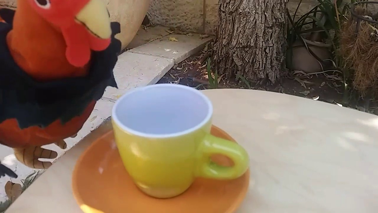 Mr chicken and Ms chicken in tea party!🐤 - YouTube