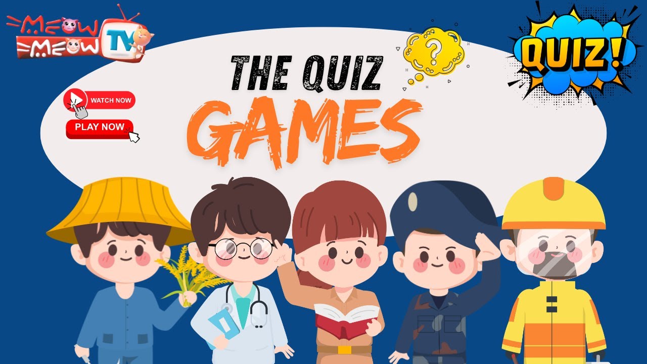 The Quiz Games for Kids | Fun and Educational | Meow Meow TV - YouTube