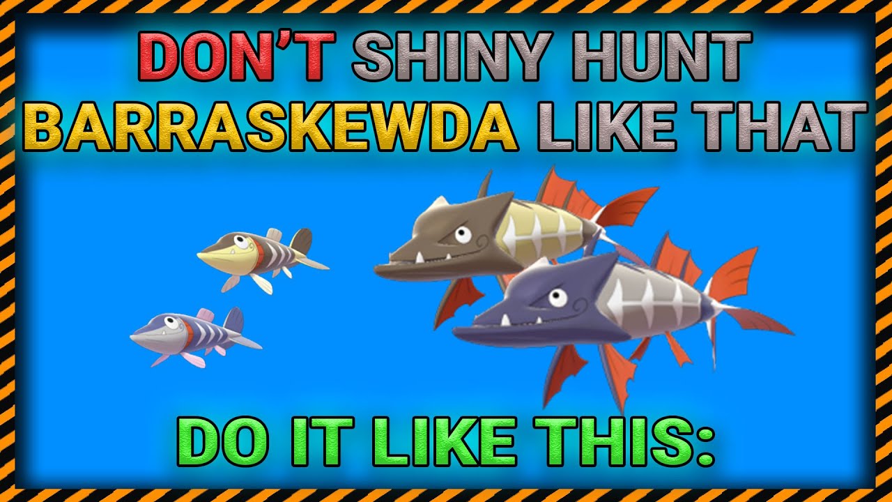 Barraskewda, Arrokuda Shiny Hunt Guide - YouTube