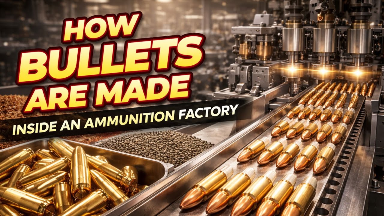 How Bullets Are Made | Inside an Ammunition Factory - YouTube
