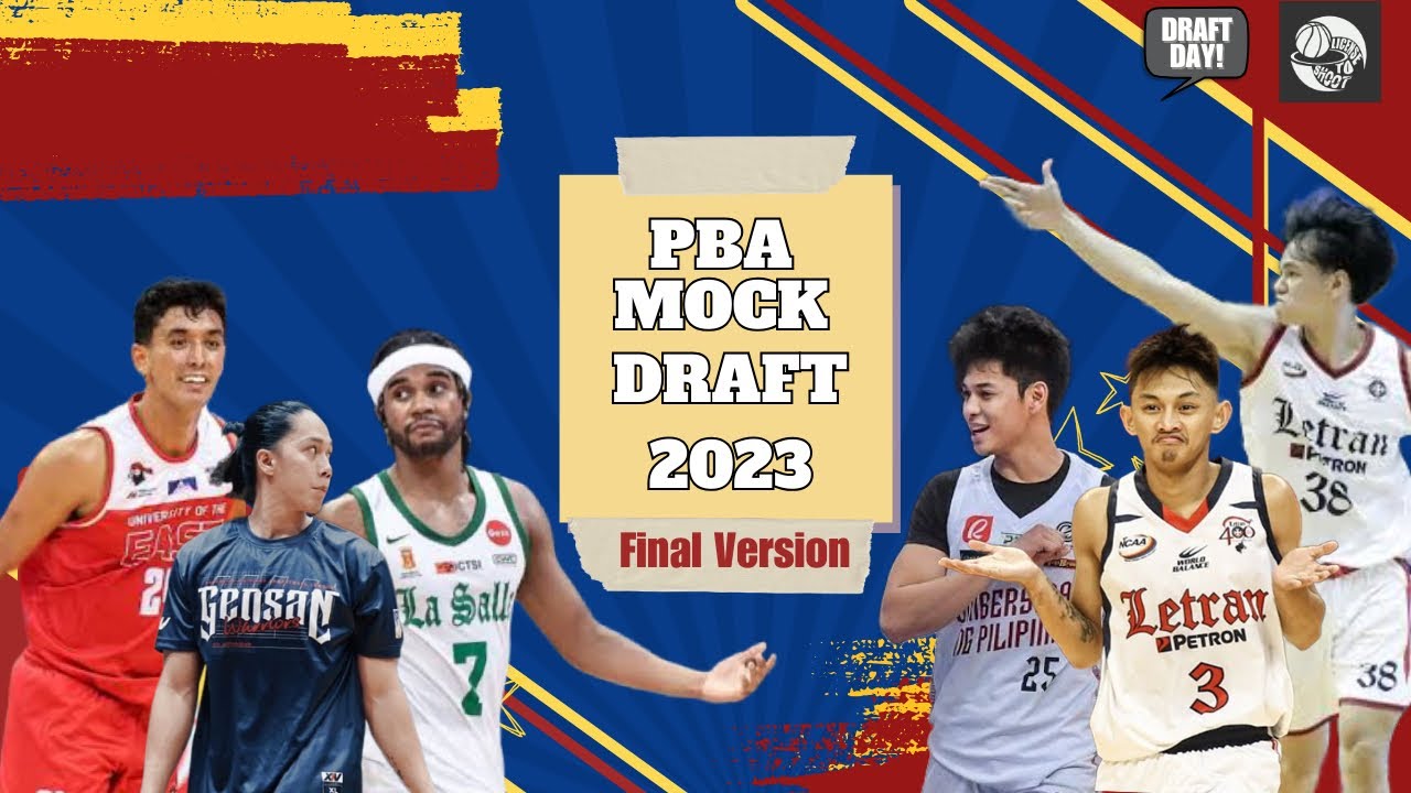 PBA MOCK DRAFT 2023: OUR FINAL VERSION! - YouTube