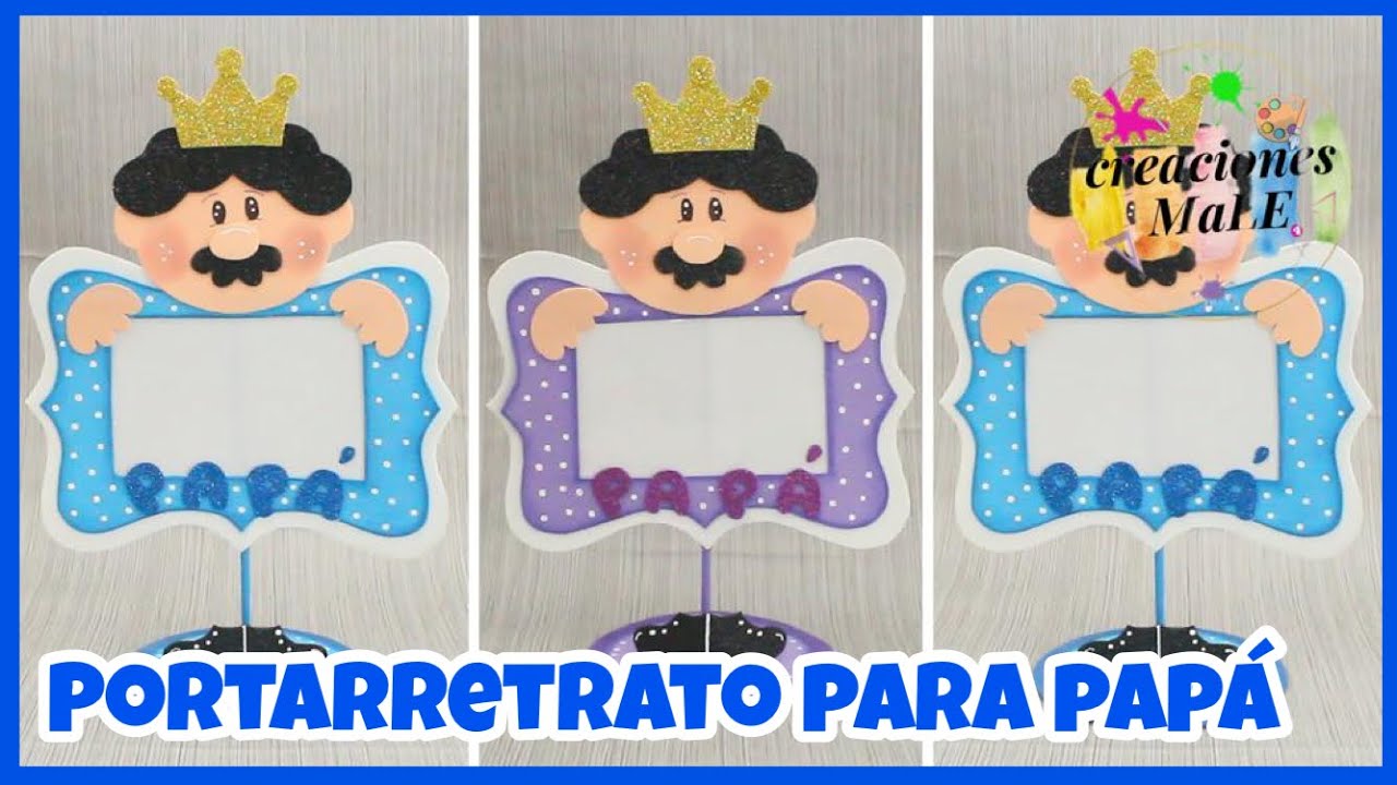 PORTARRETRATO PARA EL DÍA DEL PADRE || DIY - YouTube