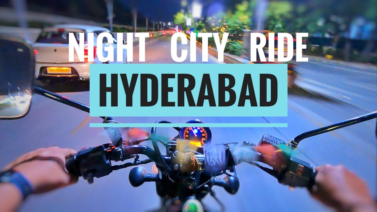Night City Ride On My Avenger In Hyderabad | Relaxing Ride - YouTube