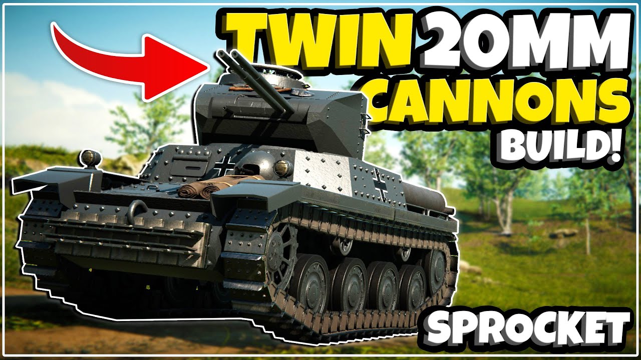 Twin 20mm German Light Tank Build In Sprocket! - YouTube