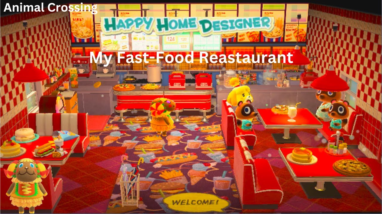 My Fast-Food Restaurant for Frita! Animal Crossing New Horizons, Happy ...