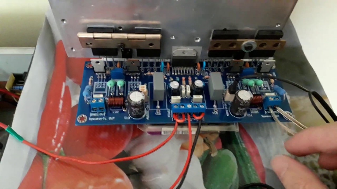 2x100W Audio amplifier, LM4702 + 2SA1943/2SC5200 - YouTube