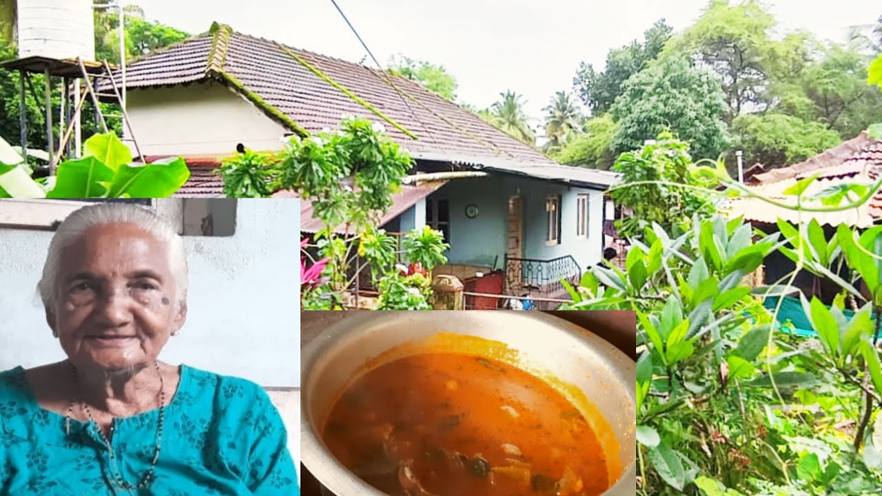My Grandma cooking Puli Koddel | Sauthekai Sambar | Peek to our Sweet ...