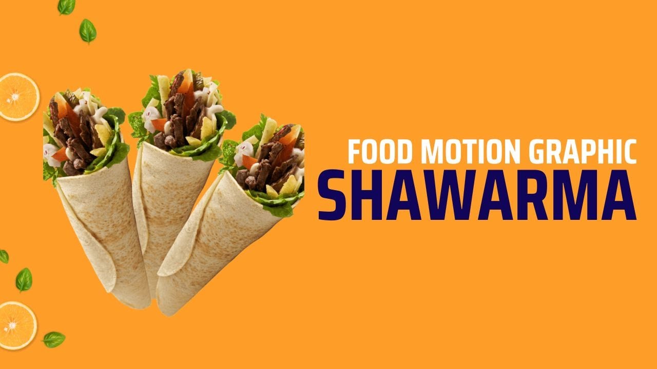 Shawarma Food Advertise Motion Animation - YouTube