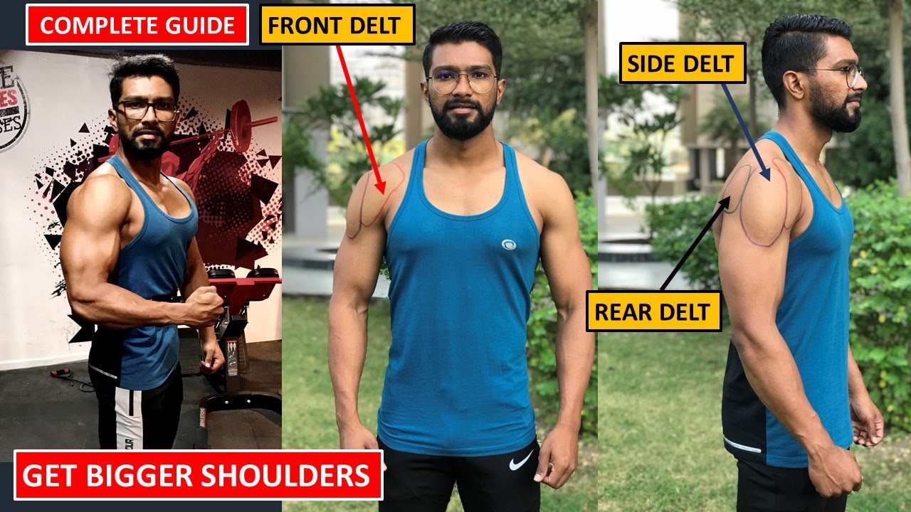 Complete Shoulder Workout | Get 3D Shoulders | Workout for Front, Side ...
