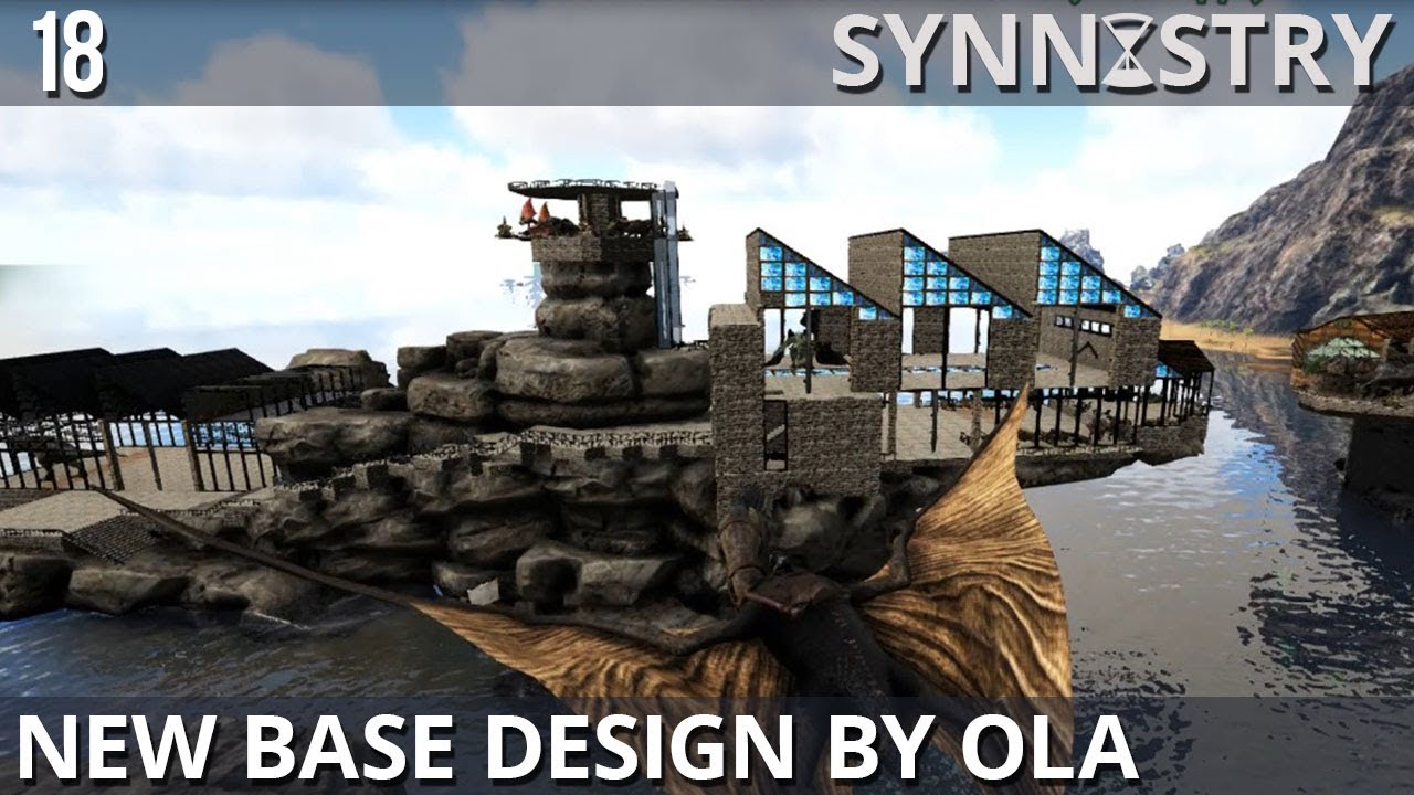 New Base Design by Ola ~ ARK: Survival Evolved - Ragnarok - YouTube