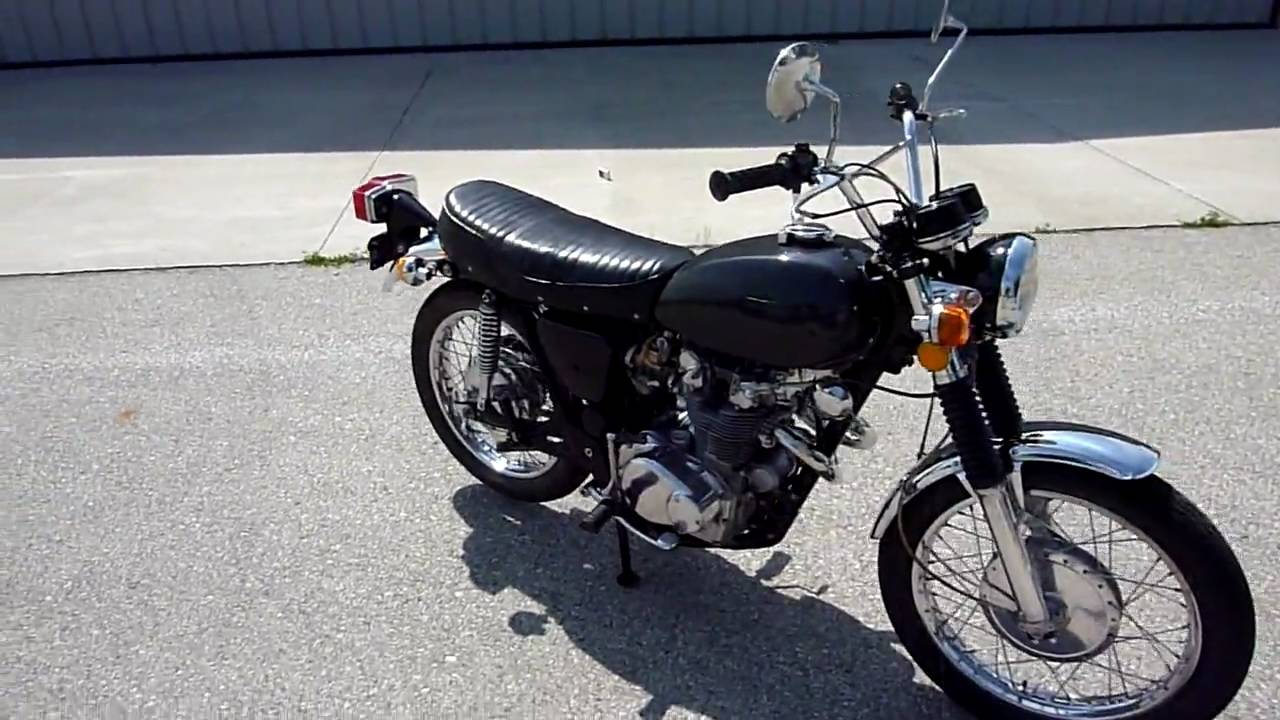 Honda CL 450 1972 - YouTube