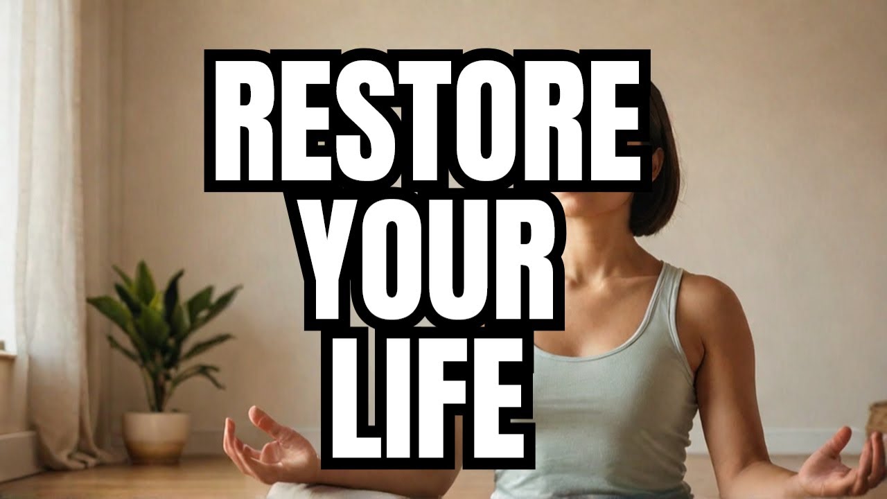 RESTORE Your Life in NO TIME with This One Thing! | Inspirational ...