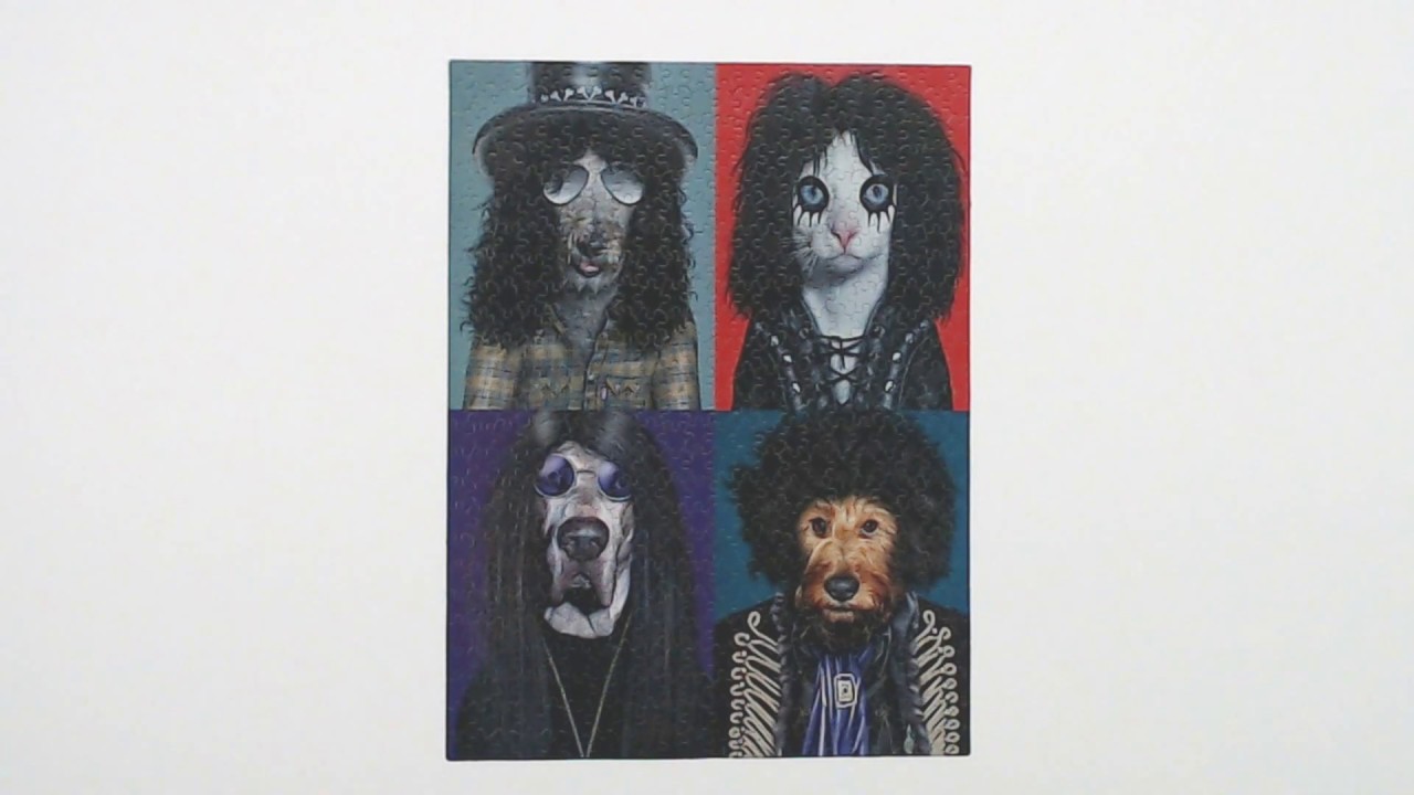 Pet Rock Stars Jigsaw Puzzle Time Lapse - YouTube