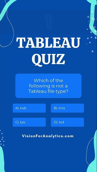 Tableau Quiz #shorts - YouTube