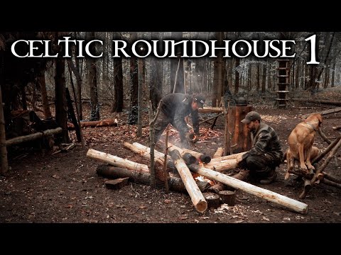 Building a Celtic Roundhouse with Hand Tools: Bushcraft Project (PART 1)