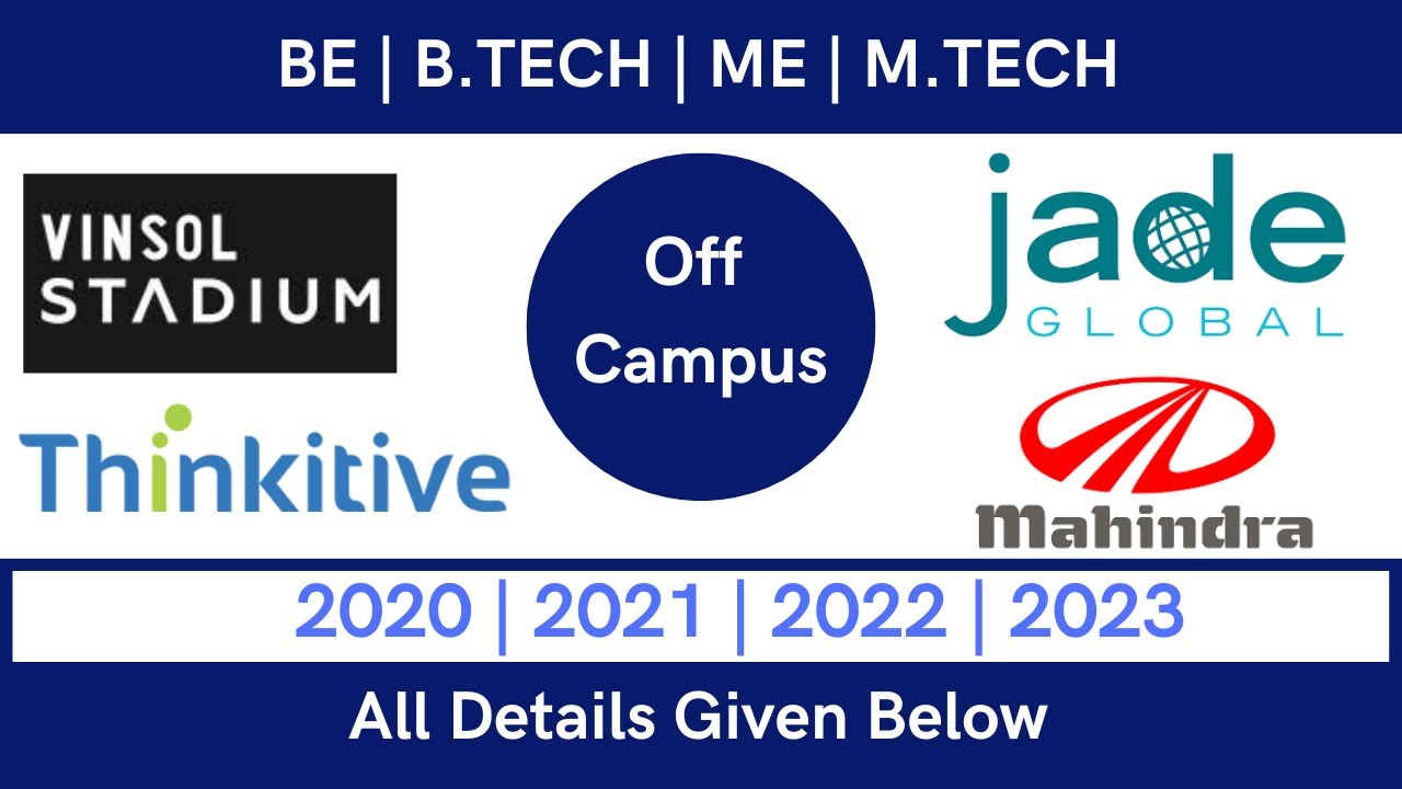 Vinsol | Thinkitive | Jade | Mahindra | Off Campus Drive | 2022 - YouTube