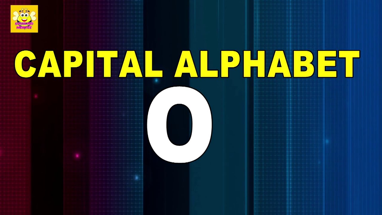 Learn to write capital alphabet - O , LKG onwards. - YouTube