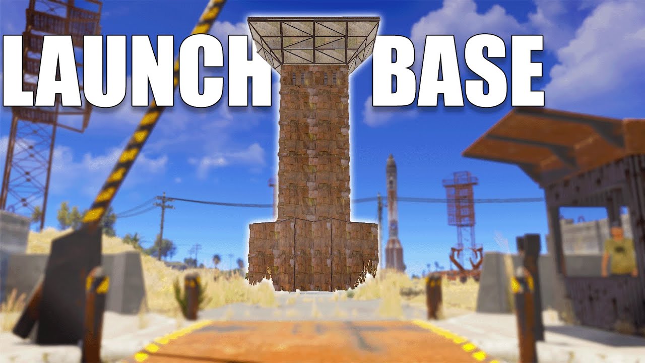 i built a base inside launch site... - YouTube