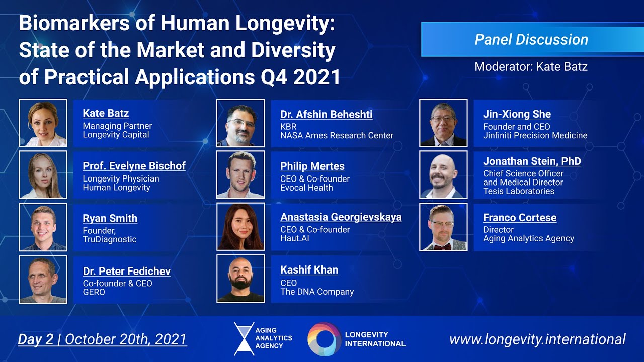 Biomarkers of Human Longevity Q4/2021 - Day 2 - Panel Discussion - YouTube