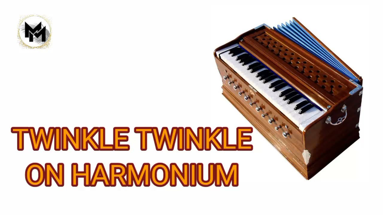 How to Play Twinkle Twinkle rhyme on Harmonium|| Rhymes|| Manju mehra ...