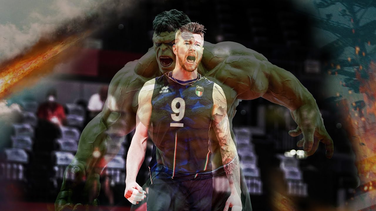 Volleyball HULK | Ivan Zaytsev - The Most Powerful Player in Volleyball ...
