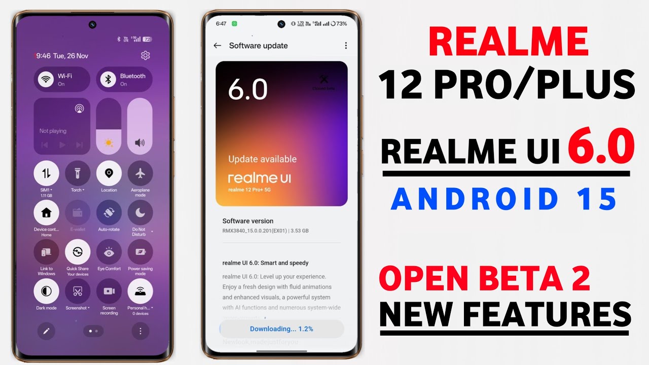 Realme 12 Pro/Plus Realme Ui 6.0 Open Beta 2 Update | New Features ...