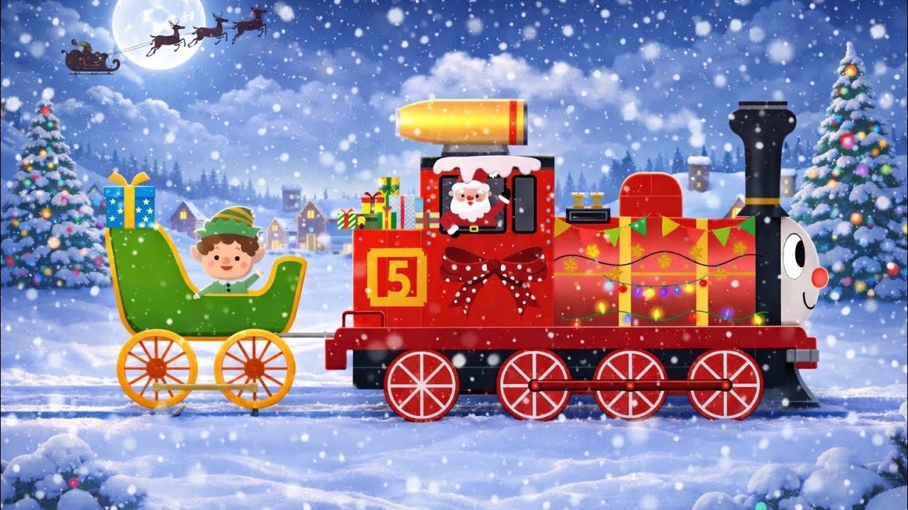 Labo brick train Christmas James and the Fairy #thomasandfriends #train ...