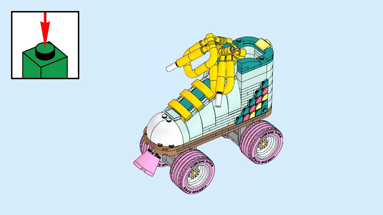 LEGO Creator 3-in-1 31148, Retro Roller Skate - building instructions ...