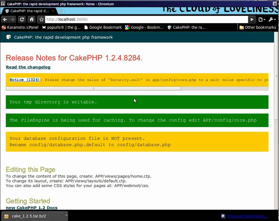 Curso Cakephp 1 Youtube
