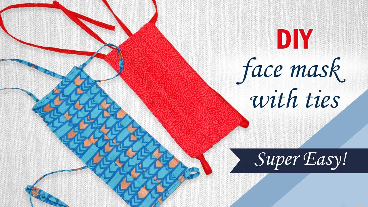 (Very Easy) Face Mask Sewing Tutorial | Sewing Face Mask Tutorial | How ...