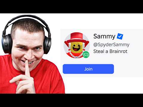 secretly joining people in steal a brainrot..