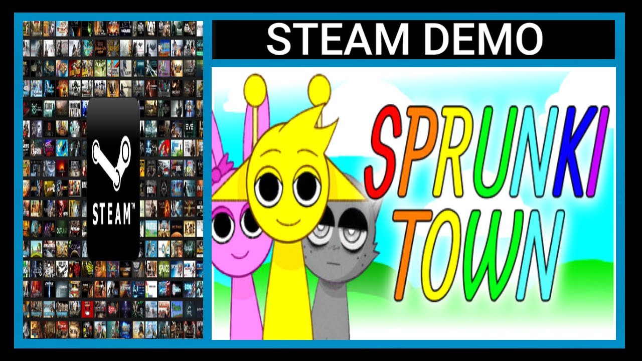 Sprunki Town / Demo / PC Gameplay (No Commentary) Steam - YouTube