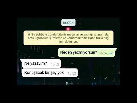 DUYGUSAL WHATSAPP KONUŞMALARI#1