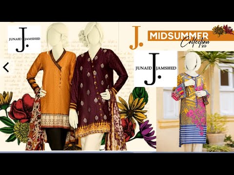 J. Junaid Jamshed New MidSummer Collection 2020 | Easy Life With Amna