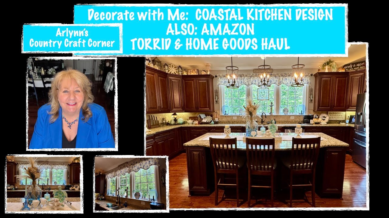Decorate with Me: 🐚COASTAL KITCHEN DESIGN!!🐚 ALSO: AMAZON TORRID & HOME ...