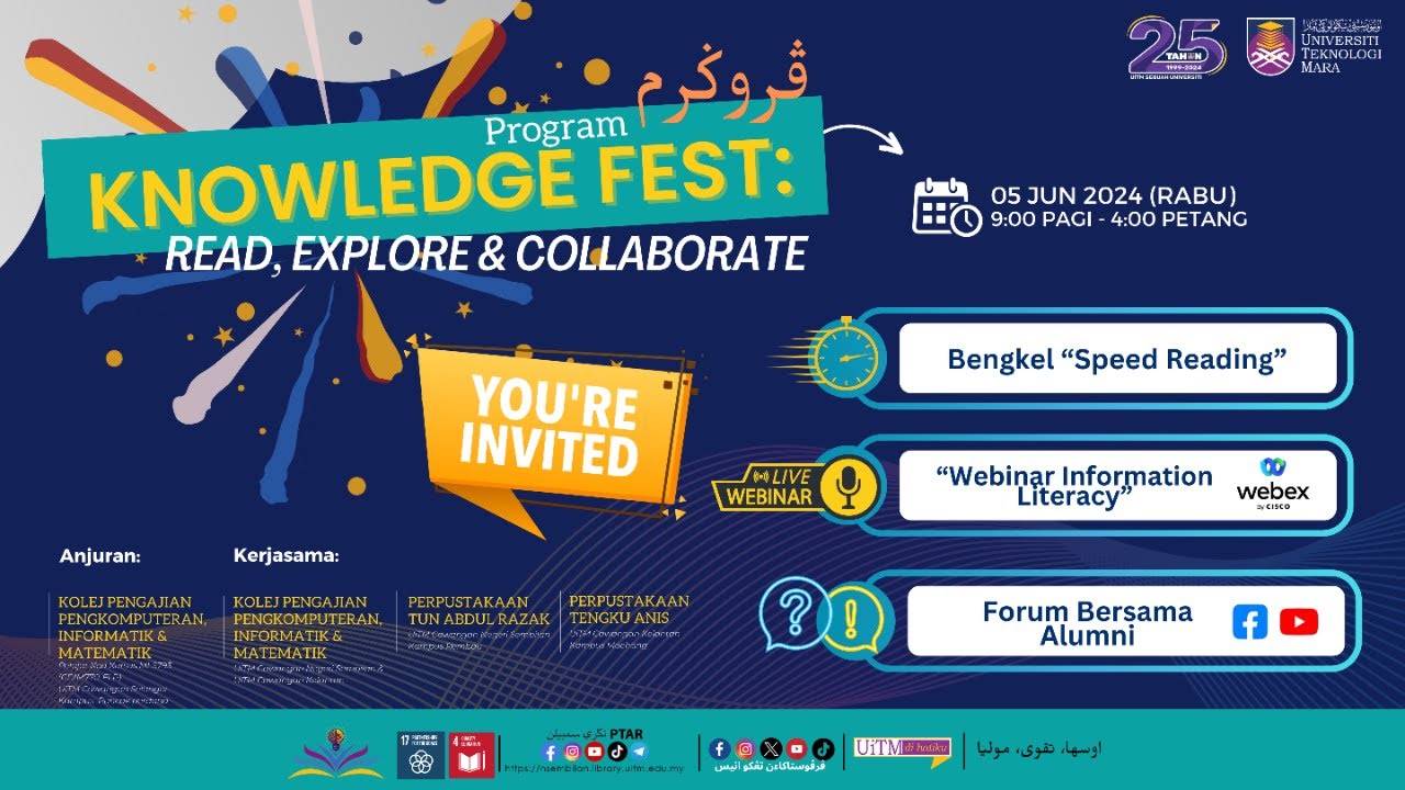 KNOWLEDGE FEST 2024 | FORUM BERSAMA ALUMNI: STEROTAIP SEORANG PUSTAKAWAN - YouTube